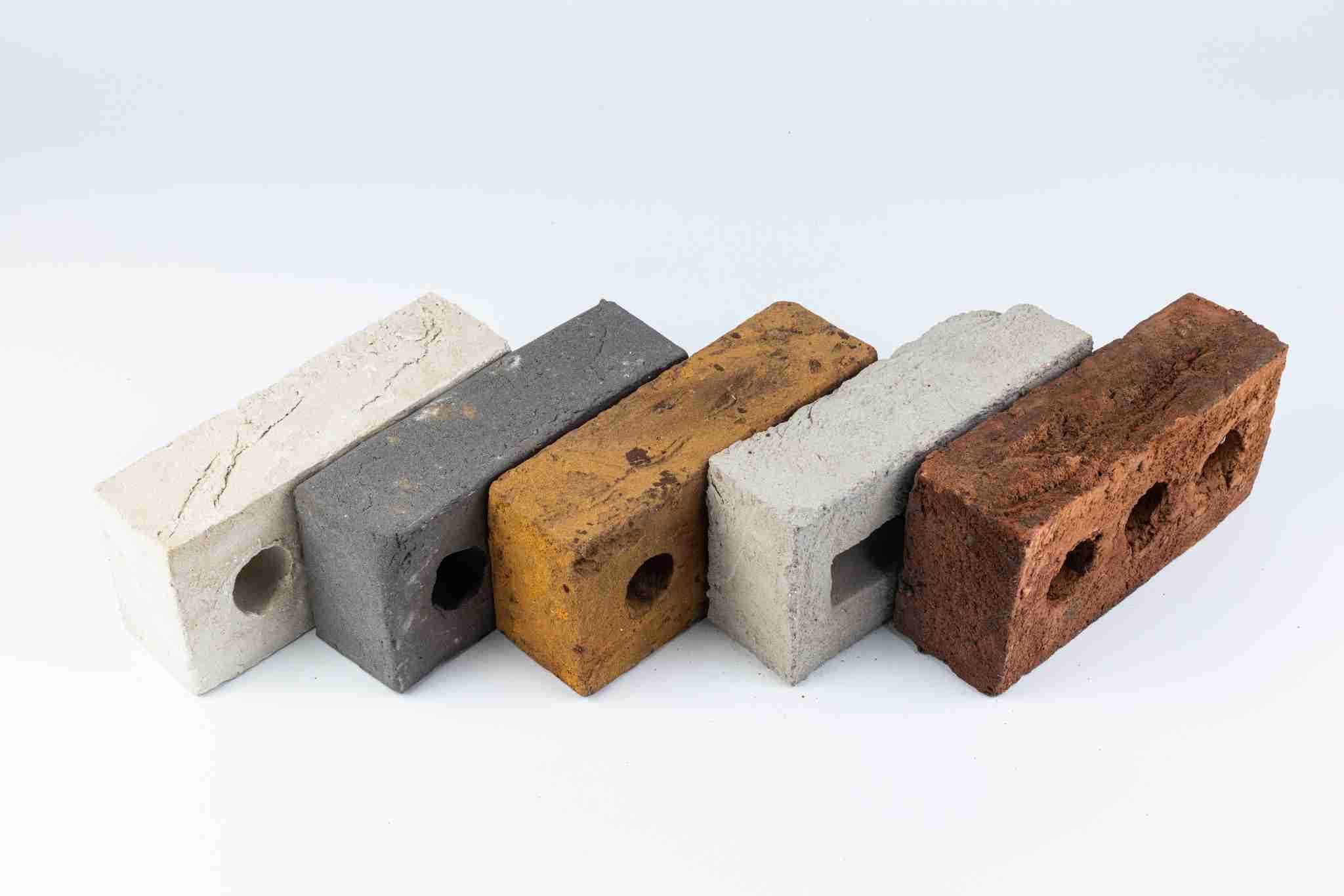 Handmade 215x102x65mm Size Hollow Clay Brick With 3 Hoels