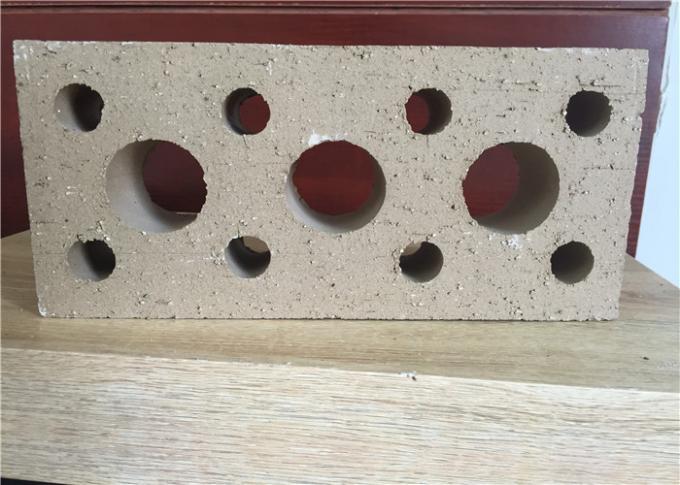Low Water Absorption Hollow Clay Brick , Hollow Building Blocks For Walls